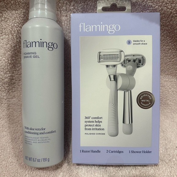 Flamingo Urban | Skincare | Flamingo Chrome Razor Plus Bonus Shaving ...